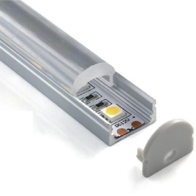 U Shape Led Aluminum Profile Channels For LED Strip Light OEM Length ...