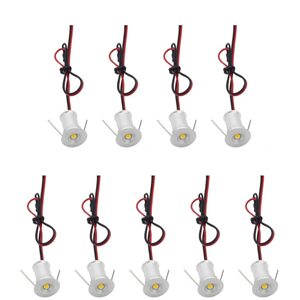 1W 15mm Mini LED Downlight Cabinet Light DC3V/DC12V Recessed Spotlight ...